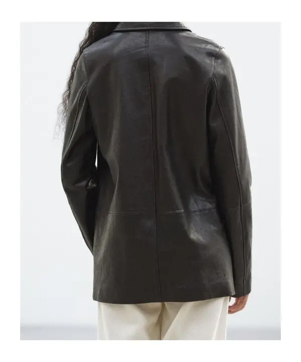 Auralee Textured Leather Blouson