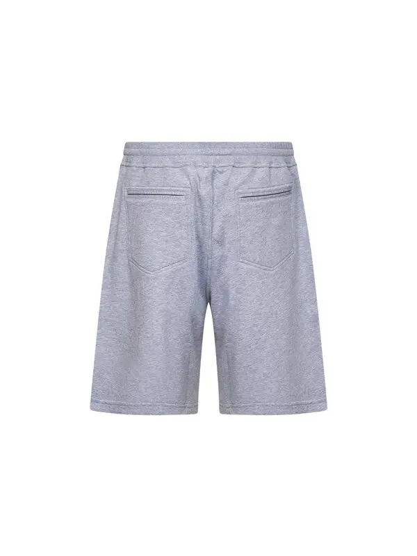 Brunello Cucinelli Drawstring Shorts With Zip Pocket - Gray