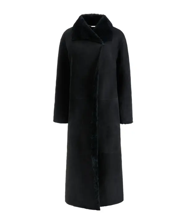 Nour Hammour Long-sleeved Coat - Black