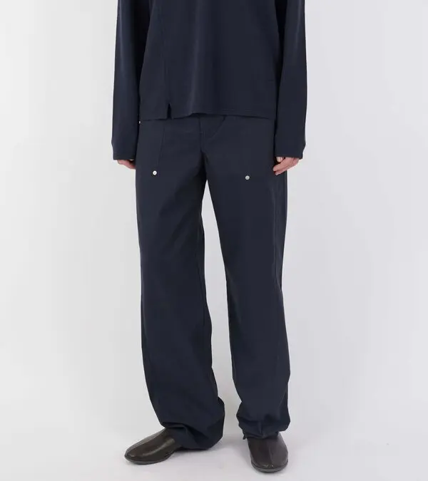 Paloma Wool Casual Straight Leg Pants With Belt Loops