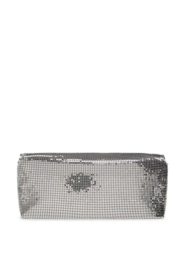 Versace Embellished Chain-linked Clutch Bag