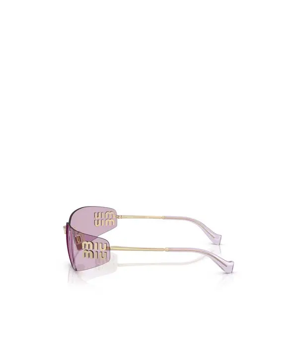 Miu Miu Aube Rimless Sunglasses - Pink