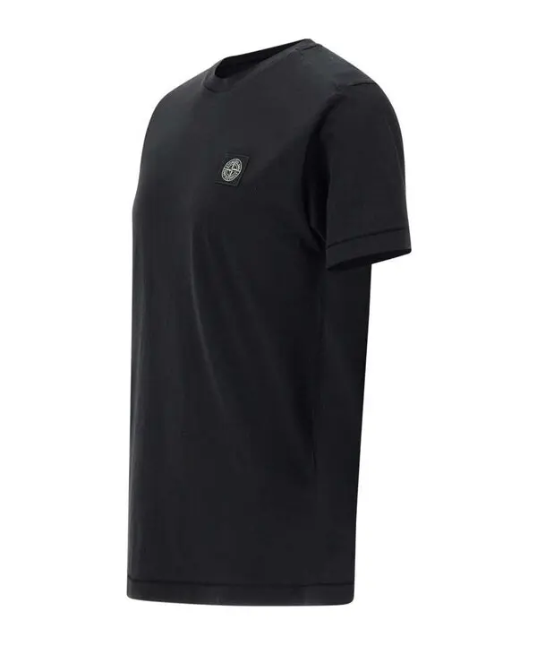 Stone Island Logo Patch Crewneck T-shirt