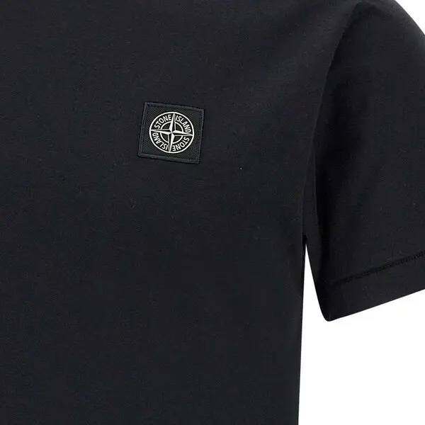 Stone Island Logo Patch Crewneck T-shirt