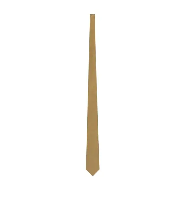 Saint Laurent Satin Neck Tie - Sand