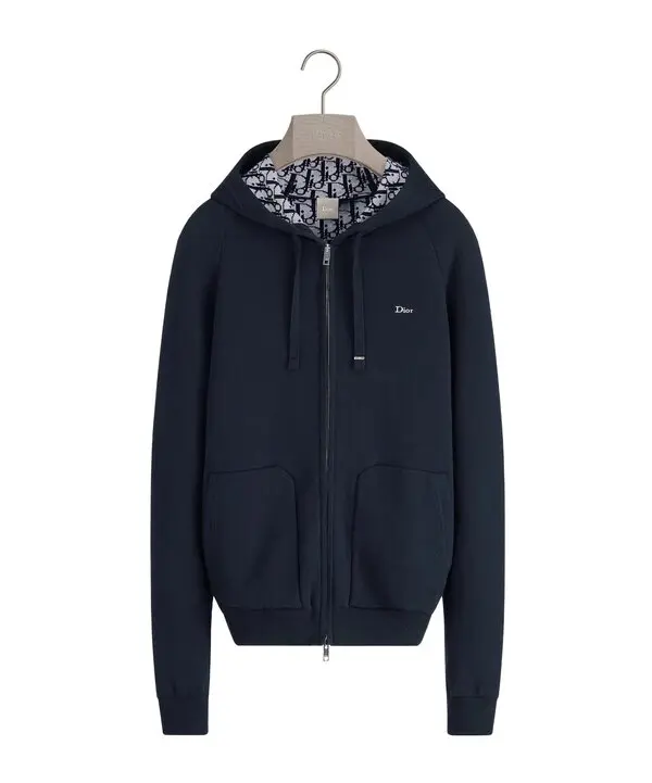 Dior Hooded Sweatshirt With Oblique Jacquard