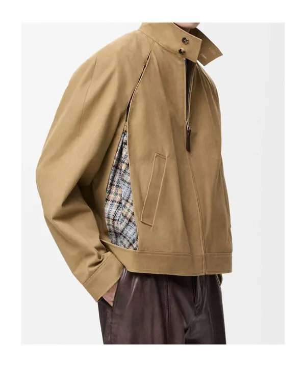 Loewe High Neck Jacket With Anagram Embroidery