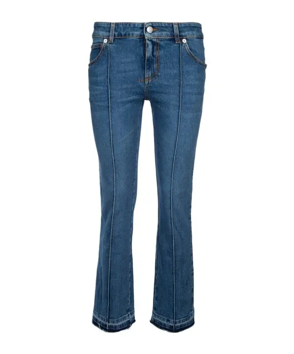 Alexander McQueen Front Seam Skinny Jeans