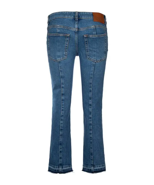 Alexander McQueen Front Seam Skinny Jeans
