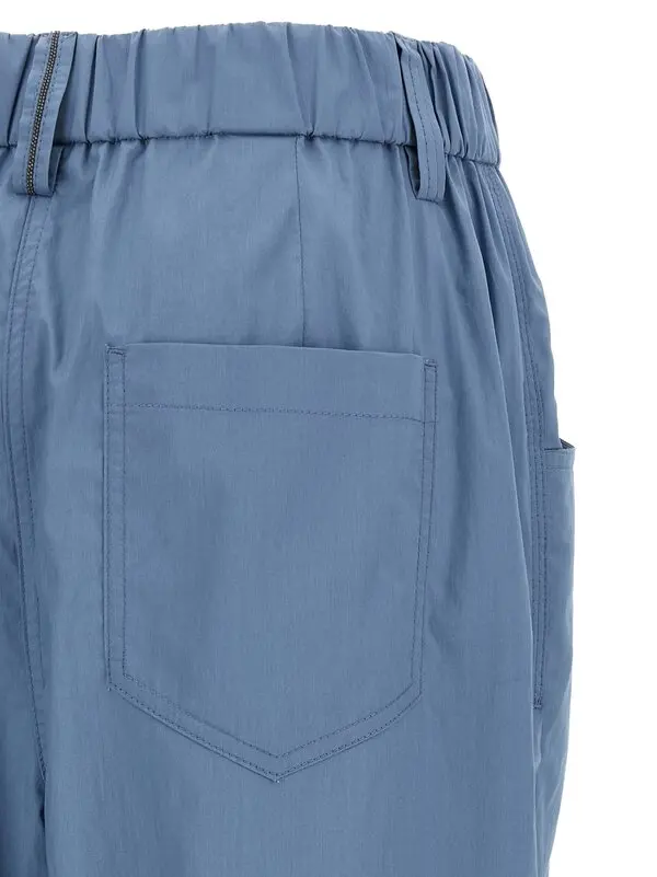 Brunello Cucinelli Monile Straight-leg Pants - Blue