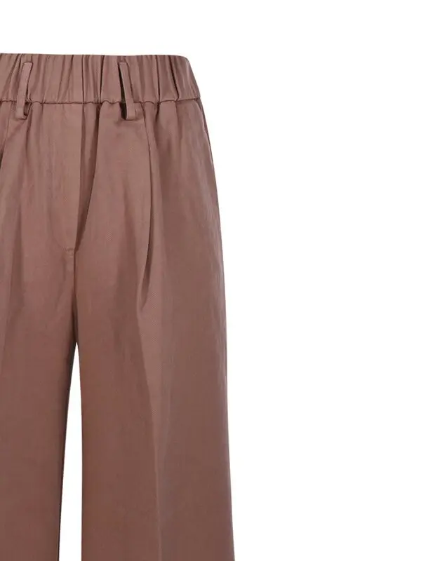 FORTE_FORTE Elasticated Loose Fit Trousers
