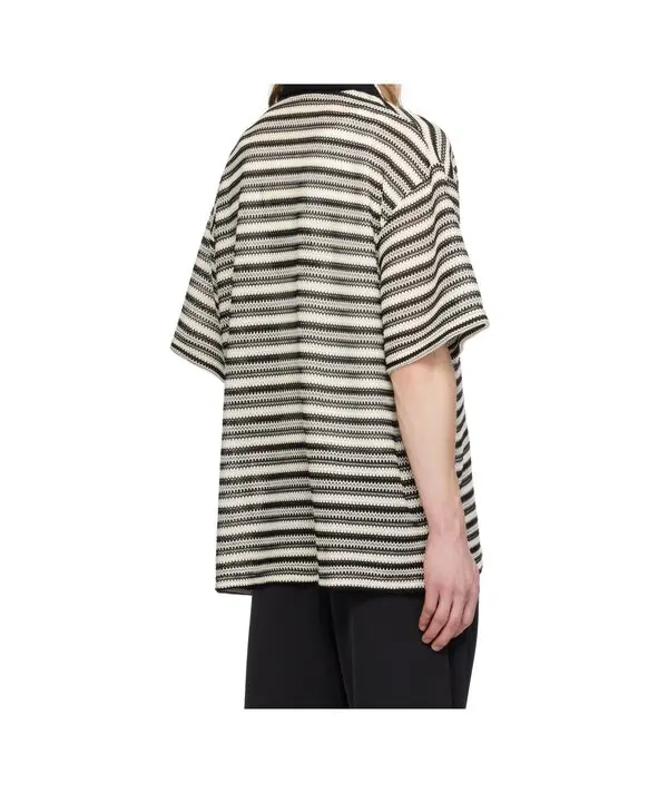 SONG FOR THE MUTE Striped Polo Shirt