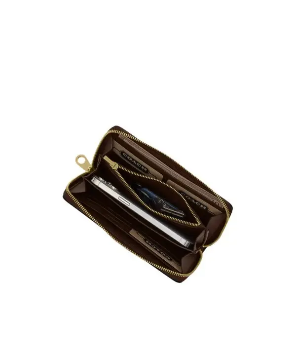 COACH Zipper Wallet - Tan