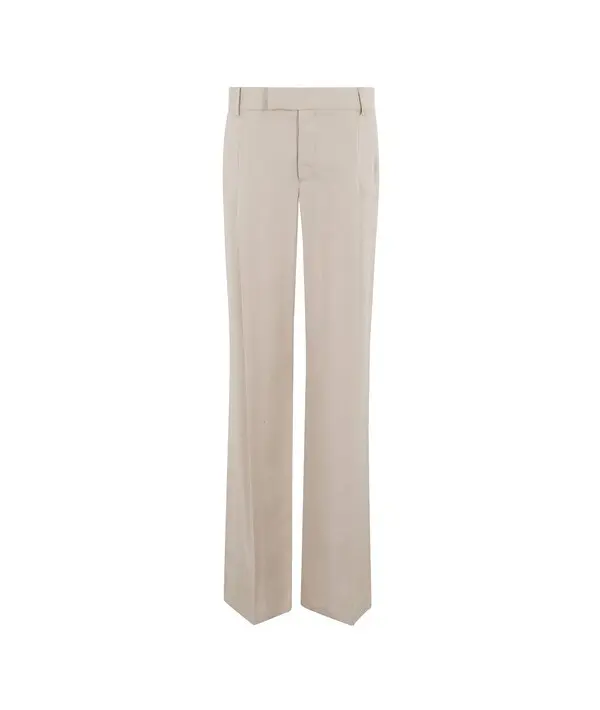 Federica Tosi Low Waist Tailored Straight Leg Pants