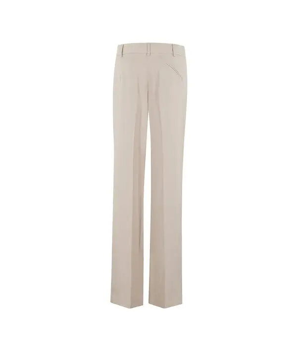 Federica Tosi Low Waist Tailored Straight Leg Pants