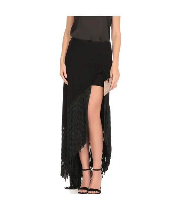 Philosophy Di Lorenzo Serafini Asymmetric Fringed Skirt