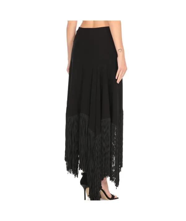 Philosophy Di Lorenzo Serafini Asymmetric Fringed Skirt