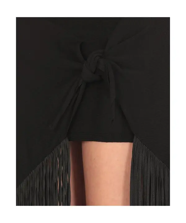 Philosophy Di Lorenzo Serafini Asymmetric Fringed Skirt