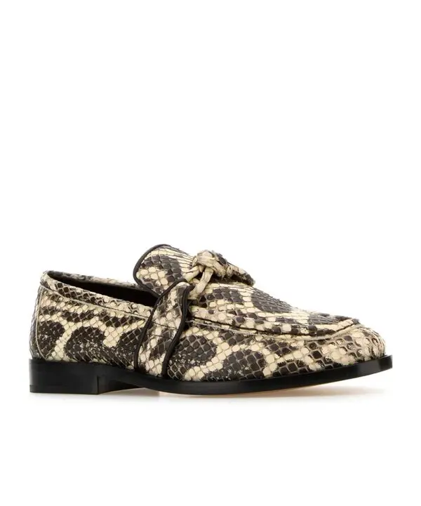 Bottega Veneta Embossed Astaire Loafers