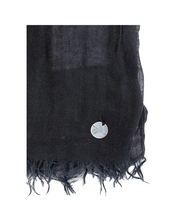 ANN DEMEULEMEESTER Wrinkled Transparent Scarf
