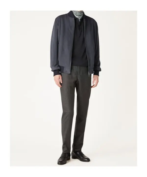 Loro Piana Short-sleeved Polo Shirt - Navy Blue