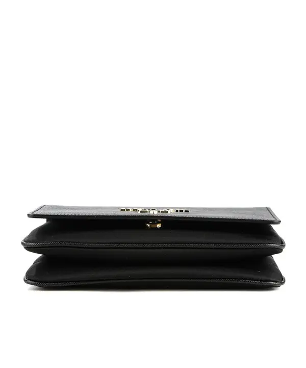 Prada Logo Shoulder Bag With Chain Strap
