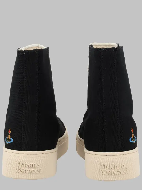 VIVIENNE WESTWOOD High Top Lace-up Sneakers - Black