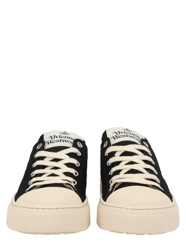 VIVIENNE WESTWOOD Low Top Plimsoll Sneakers - Black