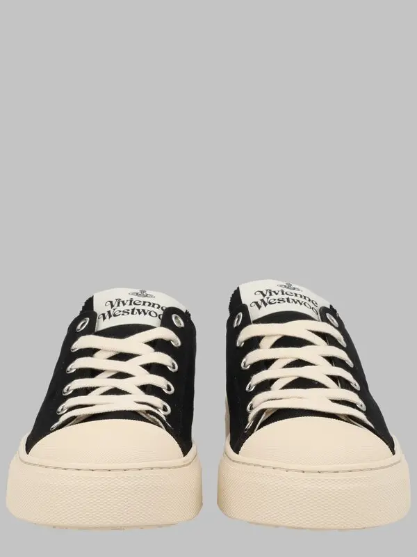 VIVIENNE WESTWOOD Low Top Plimsoll Sneakers - Black