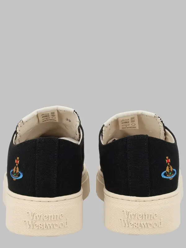 VIVIENNE WESTWOOD Low Top Plimsoll Sneakers - Black