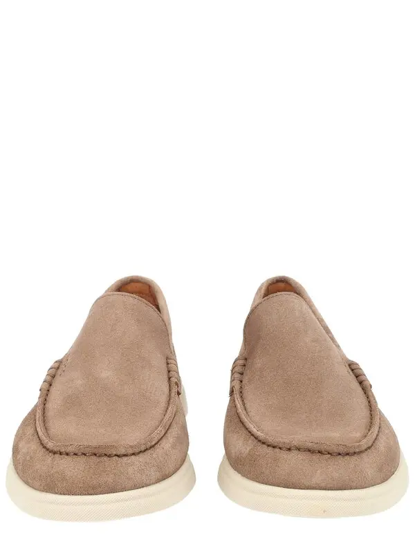 BOSS Suede Mocassino With Logo