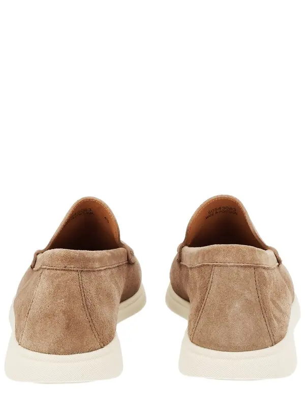 BOSS Suede Mocassino With Logo