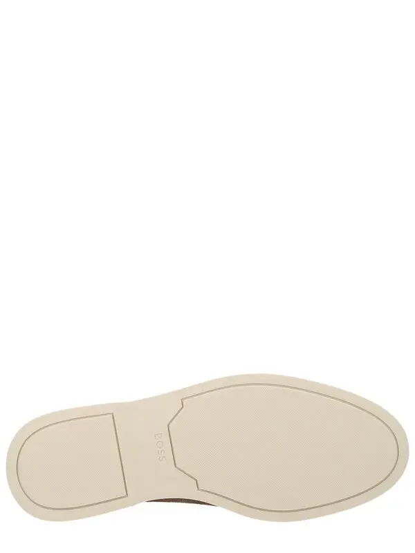 BOSS Suede Mocassino With Logo