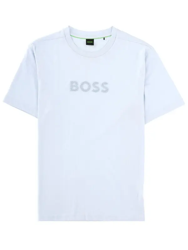 BOSS T-shirt "terrace" Con Logo - Baby Blue