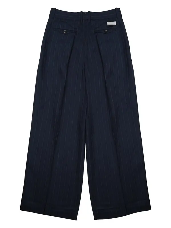 NINE:INTHE:MORNING Nine:in:the:morning Palazzo Pants "sandra" With Pin Stripes