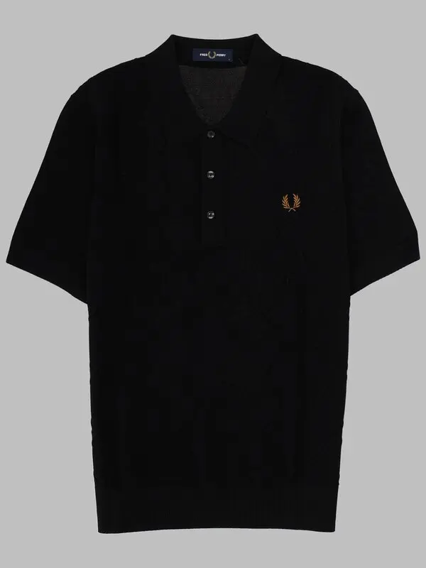 Fred Perry Polo In Maglia Con Logo
