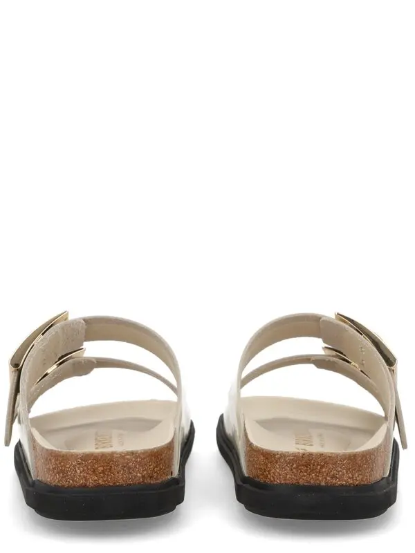 BIRKENSTOCK Arizona Droplet Buckle Sandals - Beige
