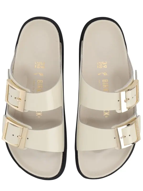 BIRKENSTOCK Arizona Droplet Buckle Sandals - Beige