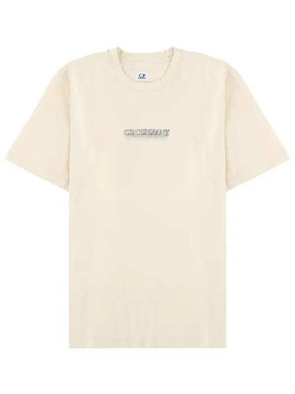 C.P. COMPANY C. P. Company T-shirt Con Stampa Logo - Beige