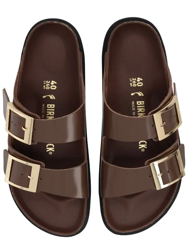 BIRKENSTOCK Arizona Buckled Sandals - Brown