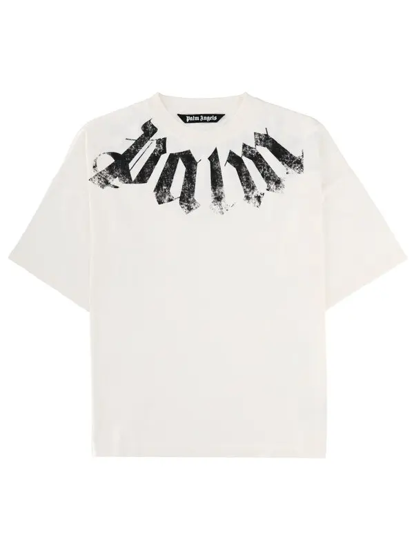 Palm Angels T-shirt Con Logo - White