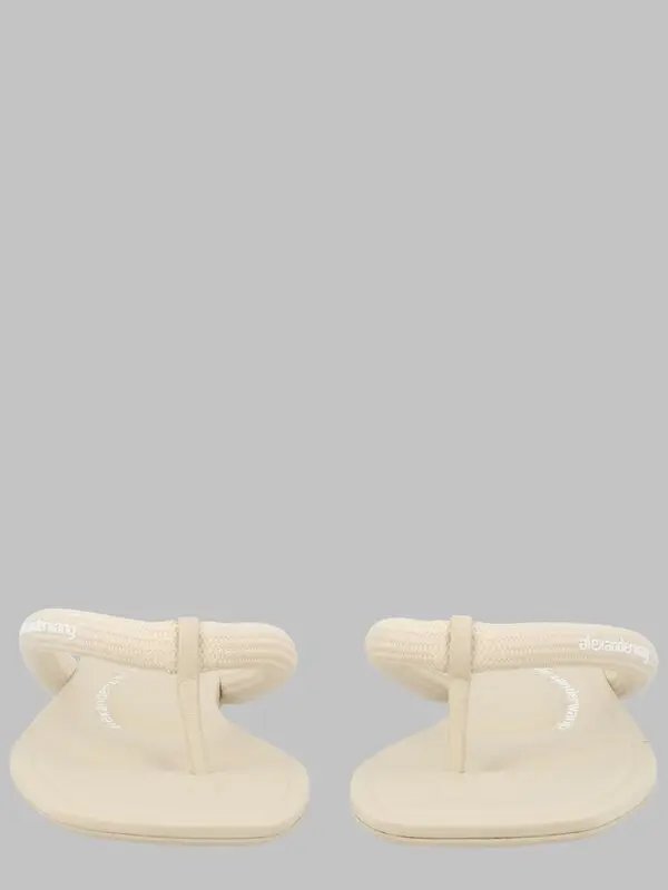 Alexander Wang Jenna Tubular Thong Sandals - Beige