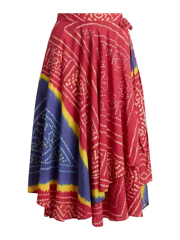 Polo Ralph Lauren Printed Wrap Skirt