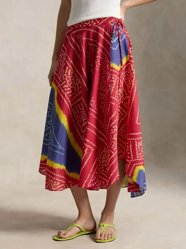 Polo Ralph Lauren Printed Wrap Skirt