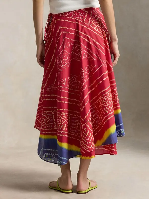 Polo Ralph Lauren Printed Wrap Skirt