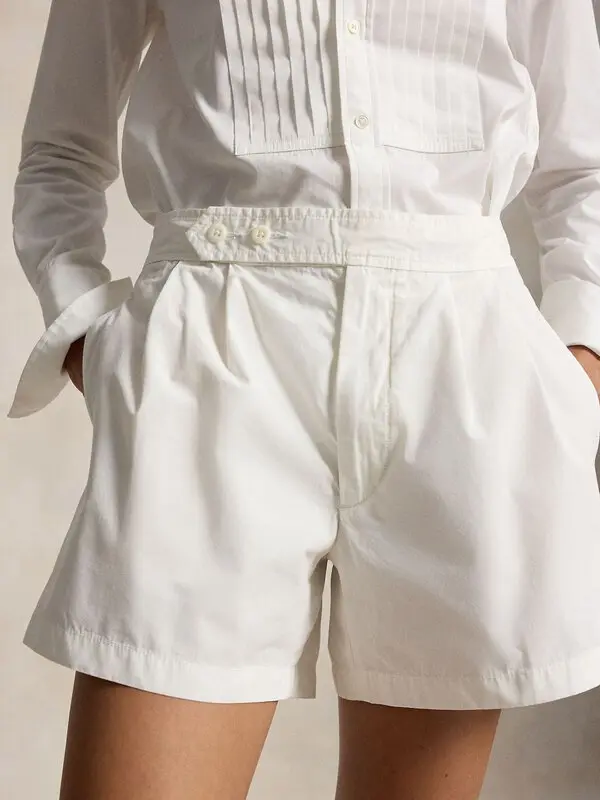 Polo Ralph Lauren Cotton Pleated Shorts