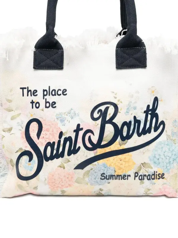 MC2 SAINT BARTH Floral Print Vanity Bag