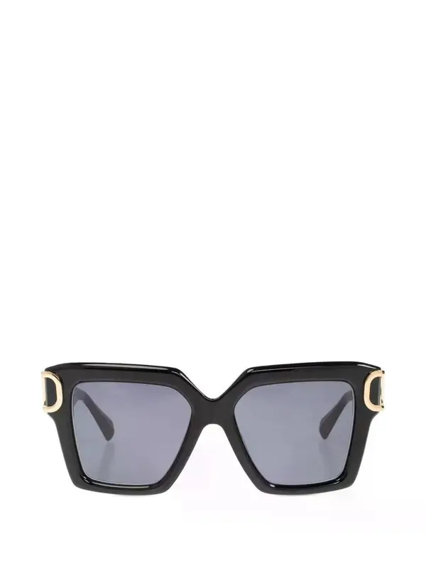 Valentino Garavani Oversized Frame Sunglasses - Black