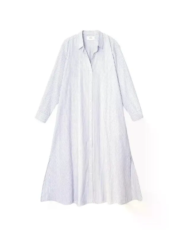 Xirena Striped Shirt Dress - Blue