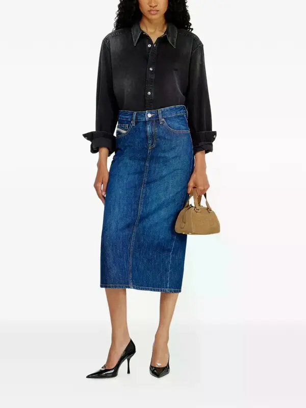 DIESEL® De-skye-d Five-pocket Skirt
